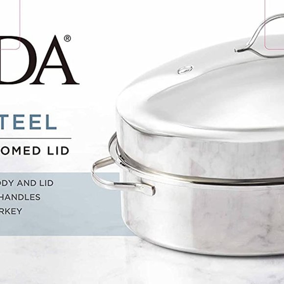 Oneida | Kitchen | Oneida Stainless Steel 8inch X 12inch Oval Dome ...